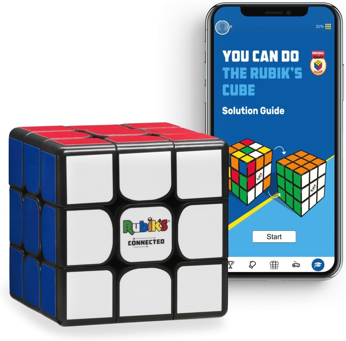 The Original Rubik’s Connected, Go from Beginner to Pro in No Time. 3x3 ...