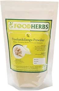 Amazon.com: Foodherbs Kachur/White Turmeric/Poolankilangu/Curcuma ...