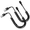 Amazon.com: Coiled Lightning iPhone Charger Cord Fast Charging 6FT/2Pack [Apple MFi Certified ...