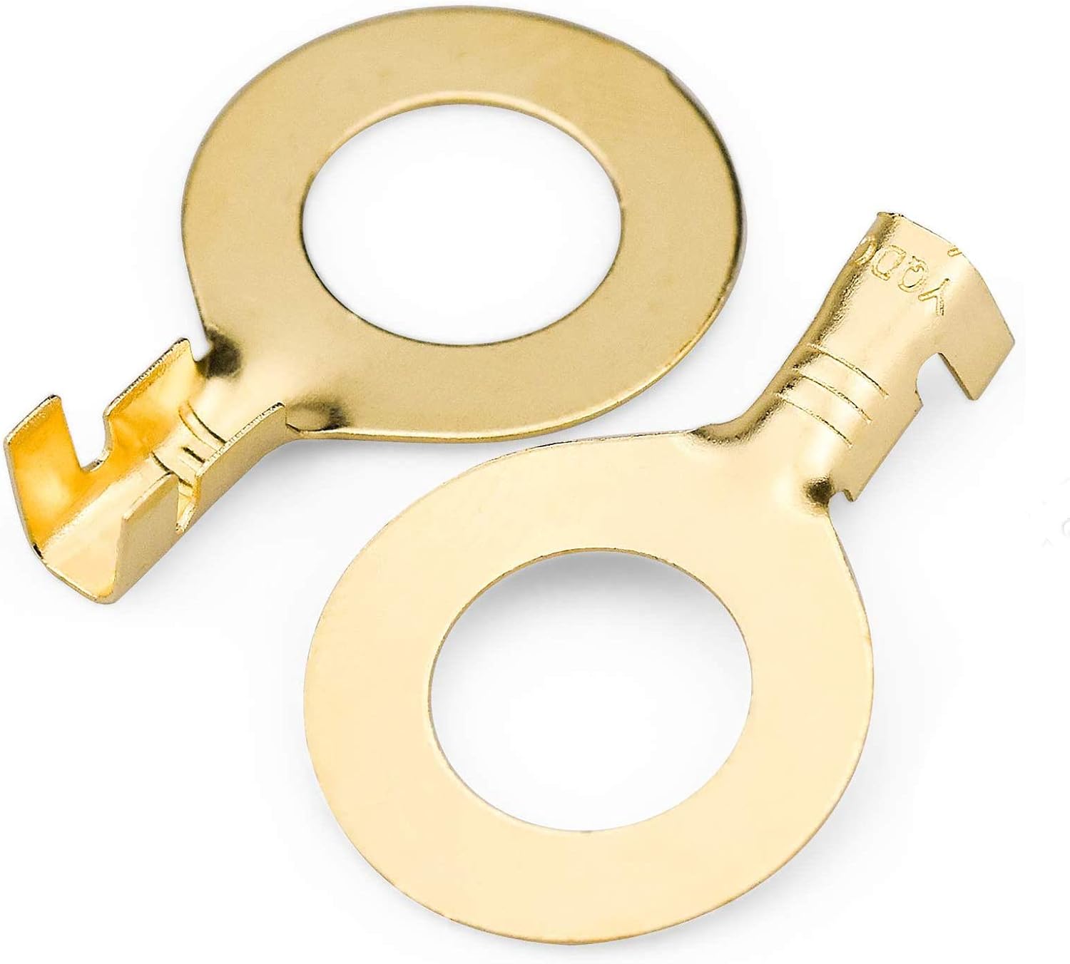 150 Pcs Electrical Cable Lugs Brass Crimp, Brass Crimp Cable Connector ...