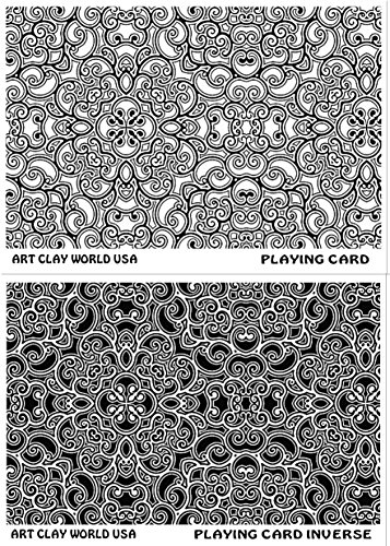 Flexistamps Texture Sheet Set Playing Card Designs (Including - Want It All