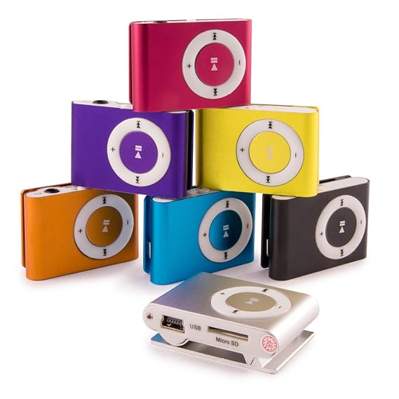 gNg Green Mini MP3 Player with Clip for Sports: Amazon.co.uk: Electronics
