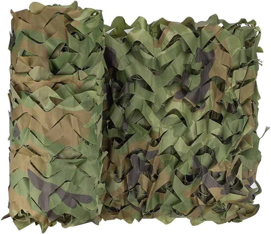 FUZKI Camouflage Netz für die Jagd Tarnnetz Woodland Grün für ...