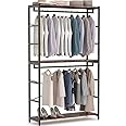 Amazon.com: Tribesigns 86 inches Double Rod Closet Organizer ...