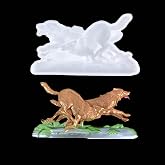 Amazon.com: XYQHOAC Wolf Wall Hanging Resin Mold Wolf Head Molds for ...