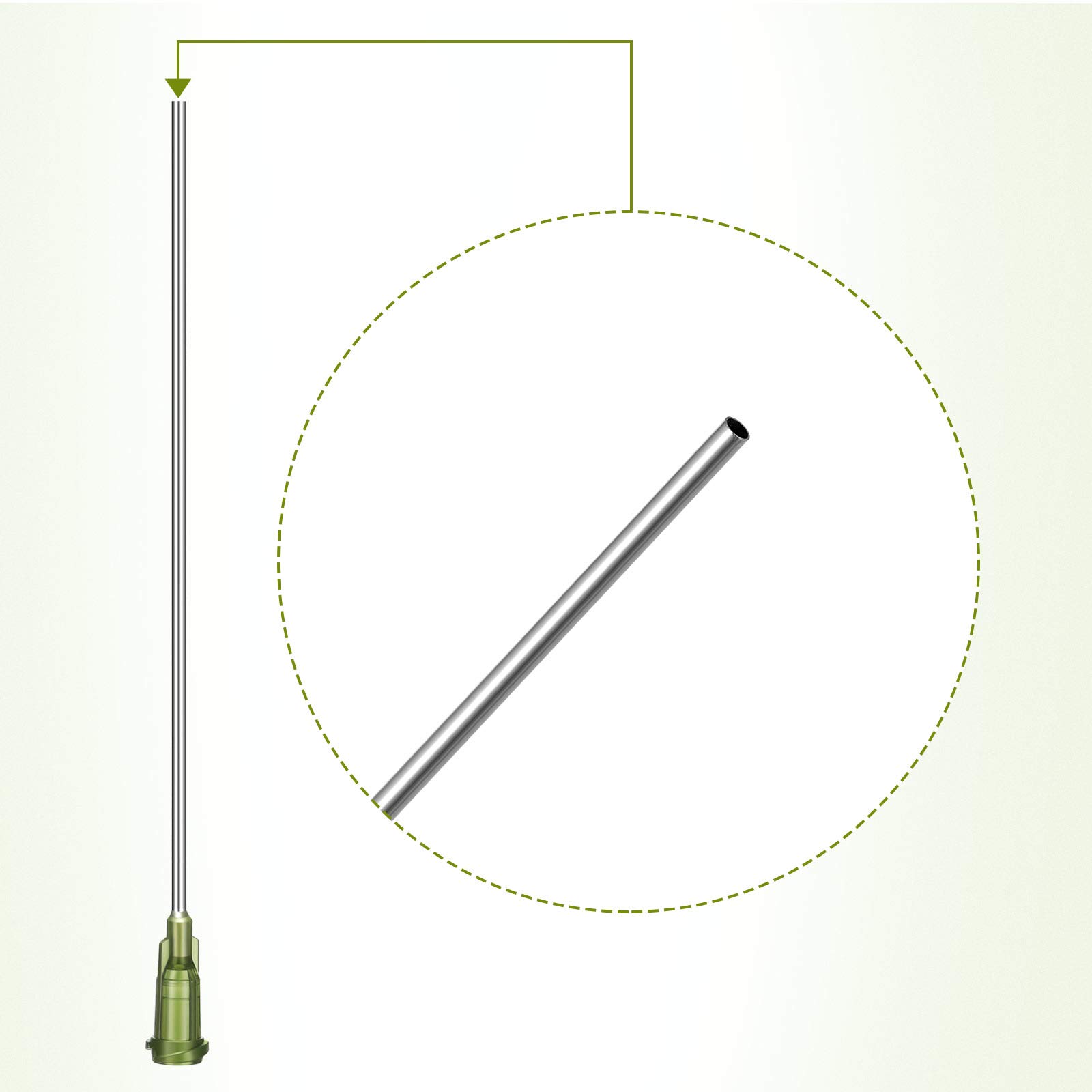 Mua 20 Pieces 4 Inch Blunt Tip Dispensing Needle with Luer Connector ...
