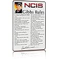 Amazon.com: UNBARD NCIS Gibbs Rules Leroy Jethro Gibbs Signature Funny ...