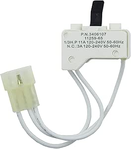 Amazon.com: 3406107 Dryer Door Switch Replacement by Seentech Exact for ...