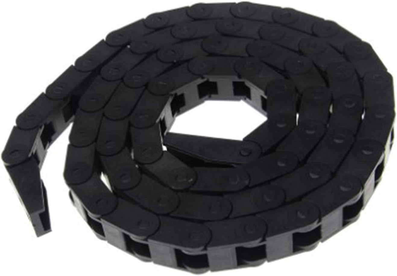 Drag Chain Nylon Towline Black Plastic Semi Closed Drag Chain Carrier ...
