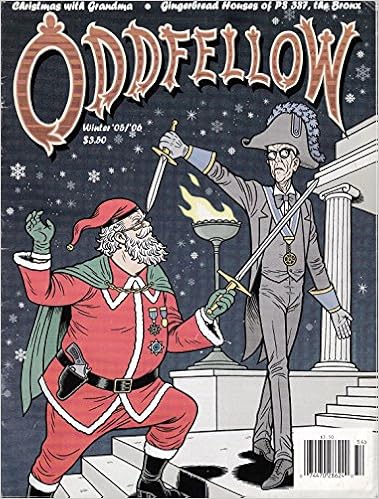 The Odd Fellows Lodge magazine depicts a Luciferian Santa charging up ...