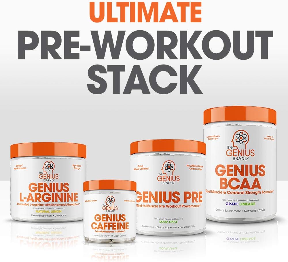 Genius Caffeine, Extended Release Microencapsulated Caffeine Pills, All ...