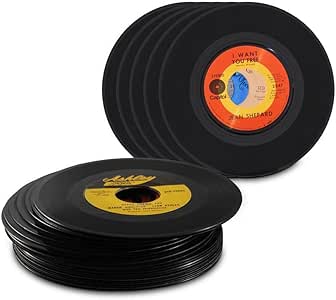 Amazon.com: Genuine Record Decorations By Record Looks| Set Of 25| 45 ...