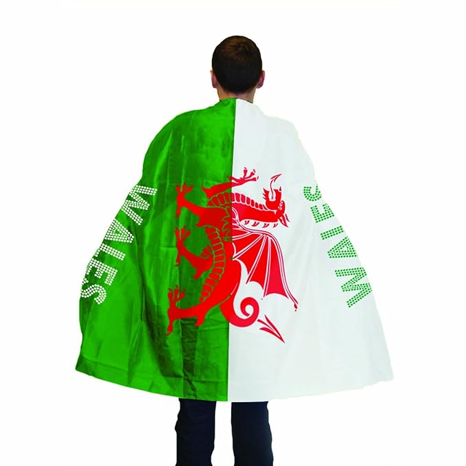 amscan PPP Wales Body Flag/Cape: Amazon.co.uk: Kitchen & Home