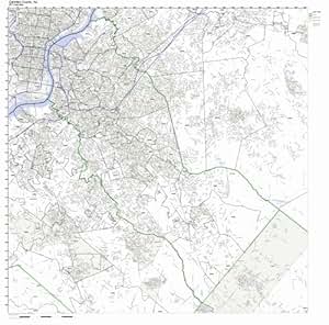 Amazon.com: Camden County, New Jersey NJ ZIP Code Map Not Laminated ...