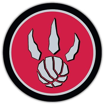 Toronto Raptors Claw NBA Team Logo Color Vinyl Decal Sticker Car Window ...