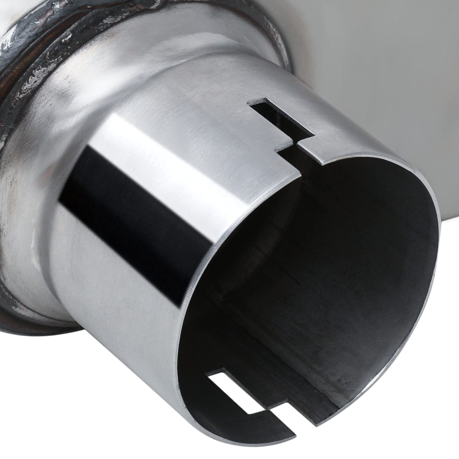 Mua M-AUTO Single Chamber Muffler, 3" Inside Inlet and Outlet Universal ...