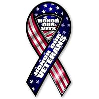 Amazon.com: Support Our Troops Ribbon Magnet by Magnet America is 3 7/8 ...