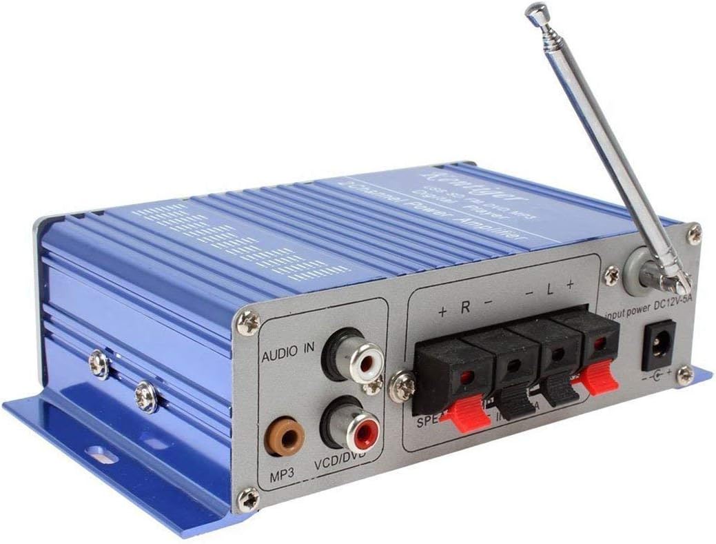 DollaTek 12V Hi-Fi Digital Stereo Audio Amplifier USB SD DVD FM Audio ...