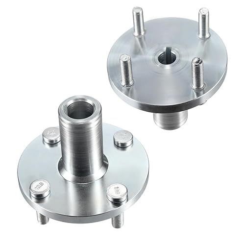 jtfrkope 4" x 4" Go-Kart Live Axle Hub with 1" to 3/4" Step-Down - 1/4 ...