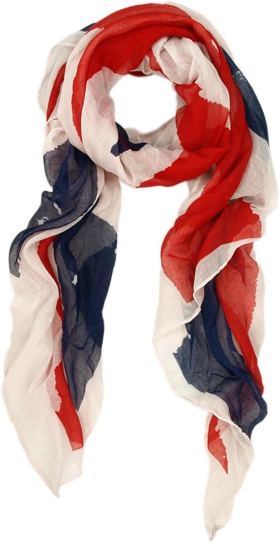 One UK British Flag Fashion Scarf Wrap at Amazon Women’s Clothing store ...