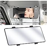 Amazon.com: HD Large Car Mirror Vanity with Straps,Multifunctional CCar ...