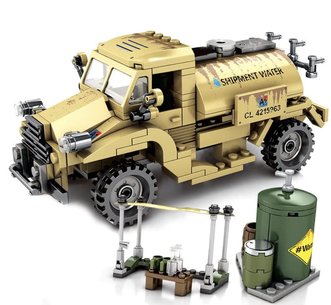 Mua General Jim's Military Brick Building Set - WW2 Army Water Tanker ...