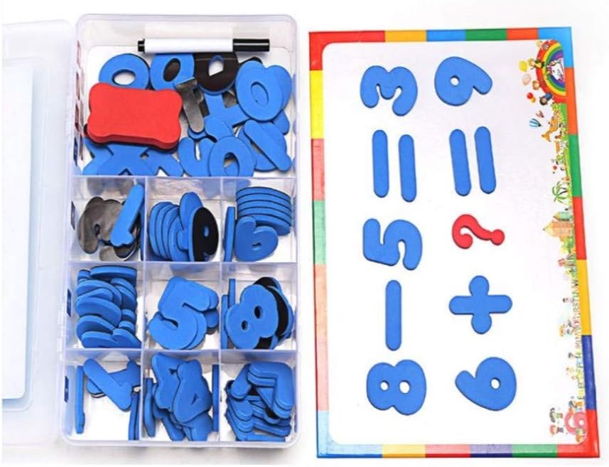 Magnetic Alphabet Letters Numbers and Symbols Includes Double-Sided ...