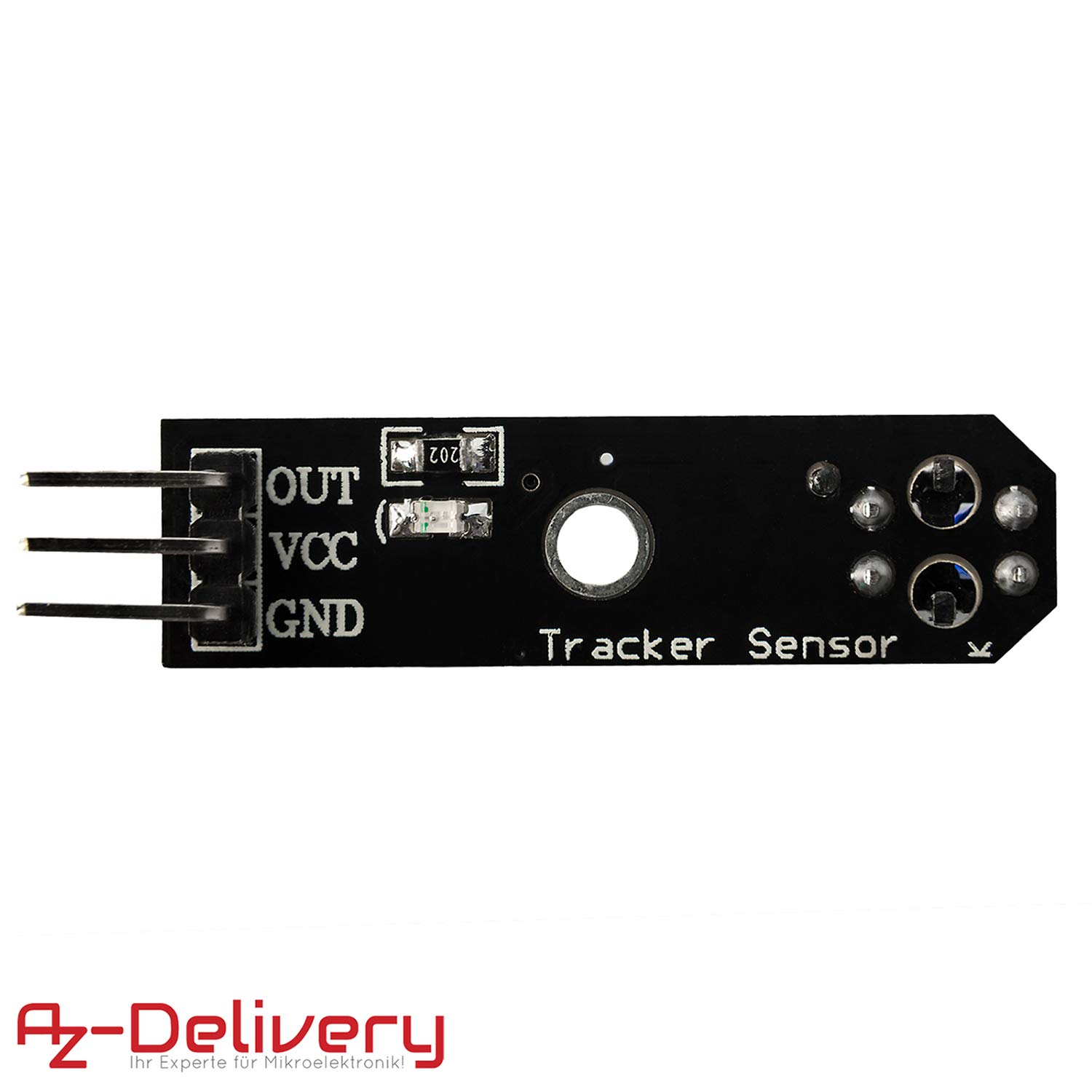 AZDelivery 3 x TCRT5000 E2A3 1-Channel Smart Car IR Infrared Line ...