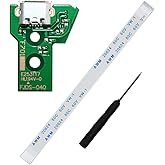 Amazon.com: ProMaxi Rinbers® USB Charging Port Socket Board JDS-011 for SONY PS4 2nd Gen ...