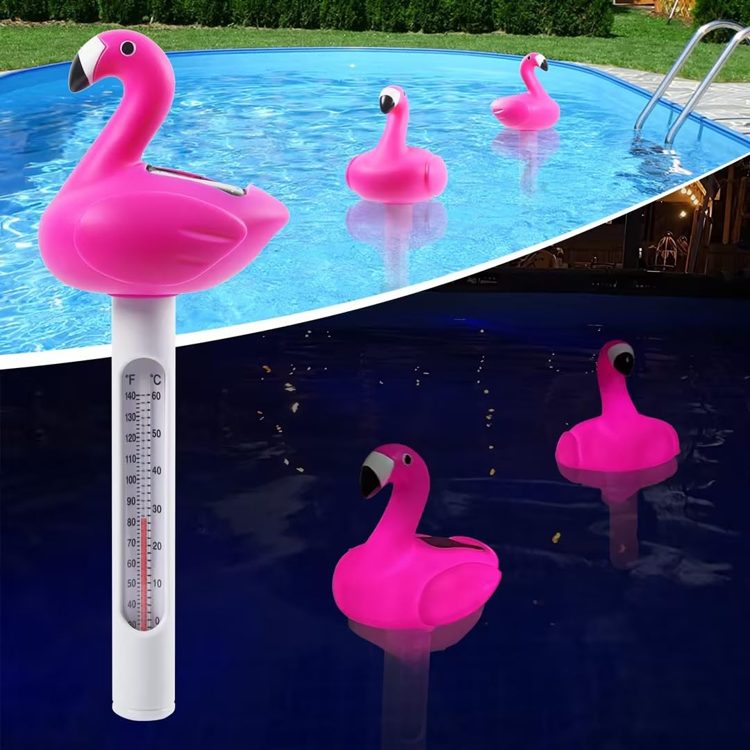Mua ChlorStar Floating Pool Thermometer, Solar Flamingo Pool ...