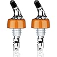 Amazon.com: 2 Pack Automatic Measured Bottle Pourer Spout - Quick Shot ...