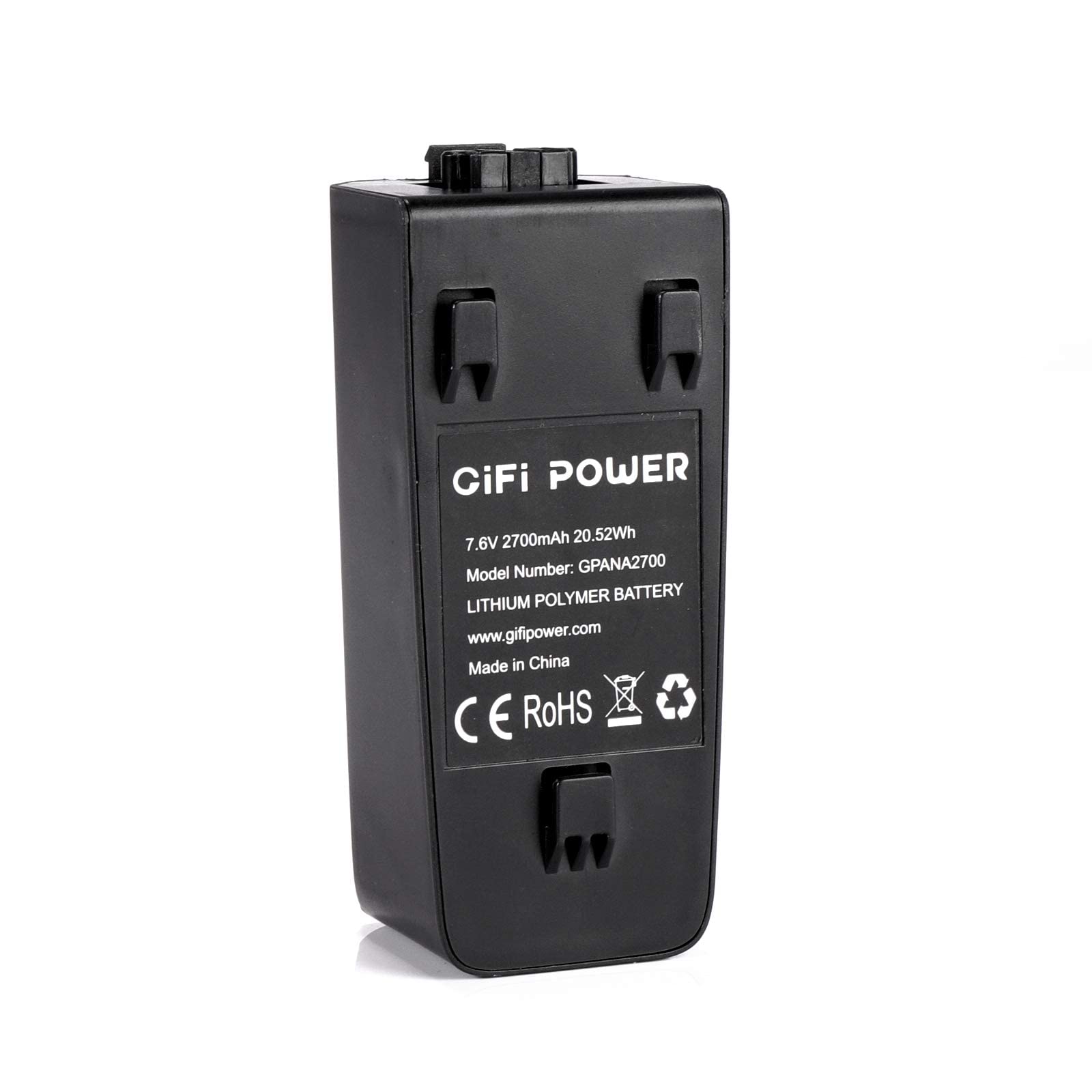 2700mAh 7.6V 20.52Wh Lipo Upgrade Battery Drone Replacement Battery ...