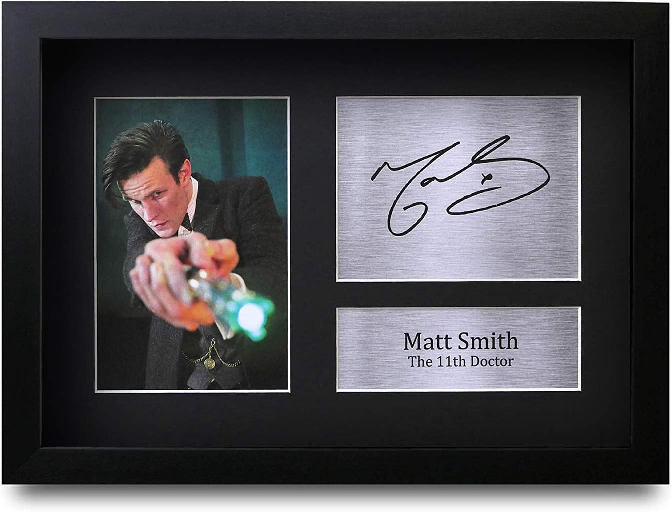 HWC Trading FR Matt Smith Gift Signed FRAMED A4 Printed Autograph ...