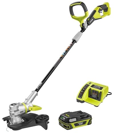 Ryobi 24Volt Cordless Trimmer/Edger: Amazon.co.uk: Garden & Outdoors