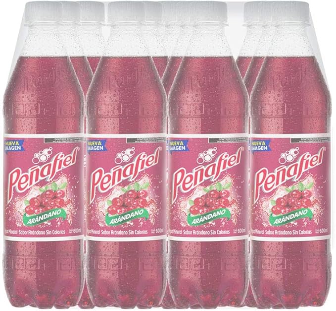 PEÑAFIEL, Arándano 600 ml, Botella Pet, 12 piezas: Amazon.com.mx
