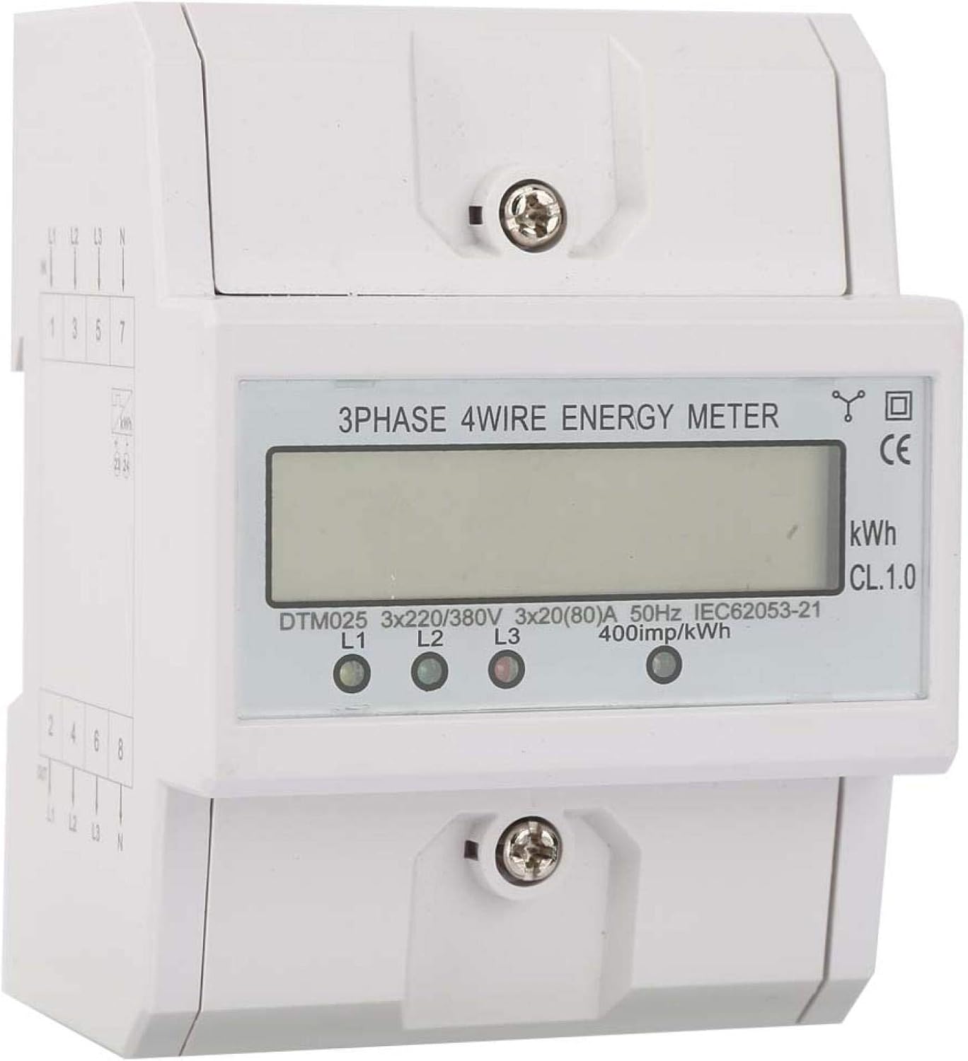 Industrial & Scientific Digital Power Meter,220/380V 20-80A Energy ...