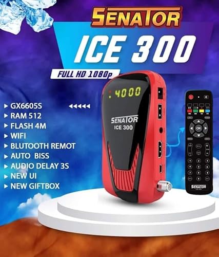 Senator ICE 300 Full HD 1080P With WiFI Built-In Remote Bluetooth - Red ...
