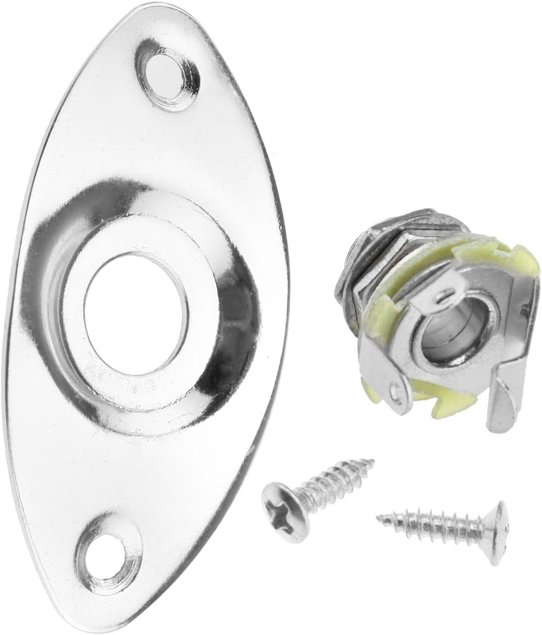 ENET Universal Oval Shape Output Jack Plate Socket W Screws For ...