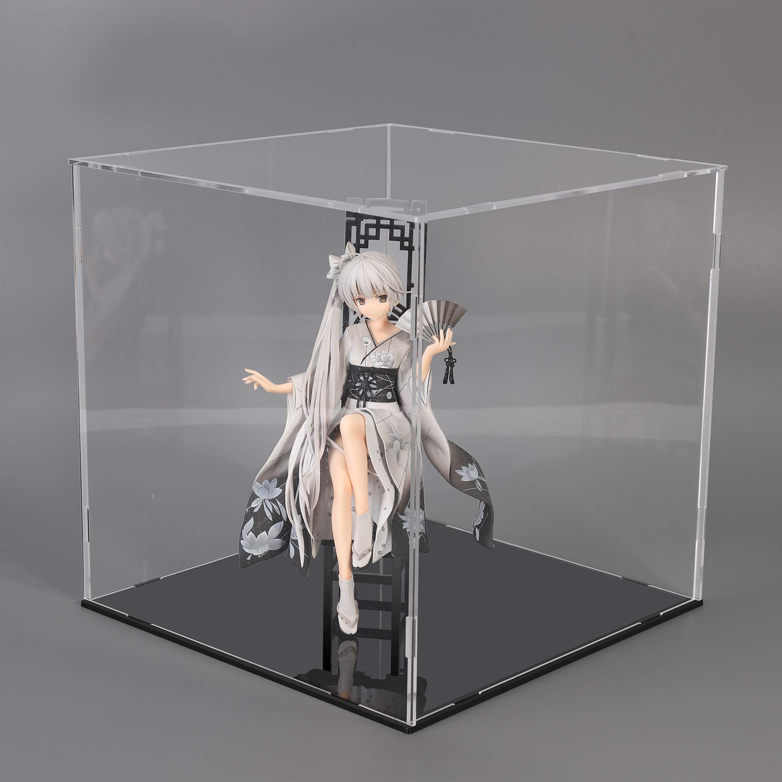 A+ DESIGN Clear Acrylic Display Case Assemble Collectibles Box ...