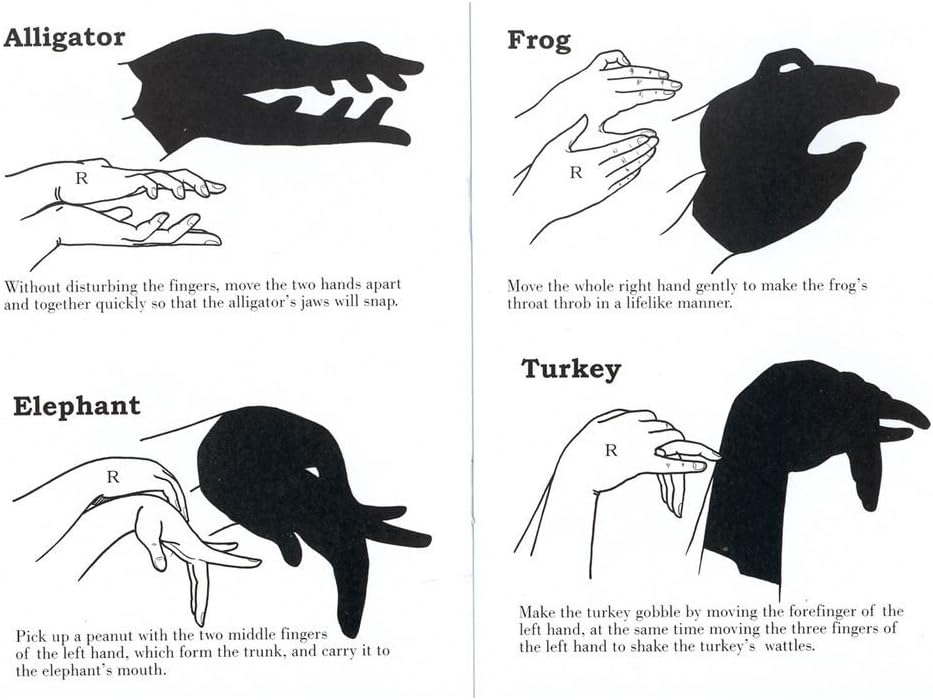 Tobar Hand Shadows Activity Book – BigaMart