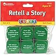 Amazon.com: Learning Resources Retell A Story Cubes, 6 Foam Cubes ...