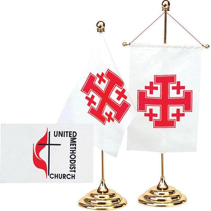 Amazon.com : United Methodist Banner Desk Flag F-05 : Other Products ...