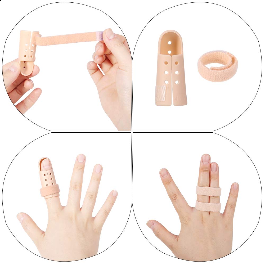 Mua 15 Pcs Finger Splint Brace, Mallet Finger Splints Pinky, Plastic ...