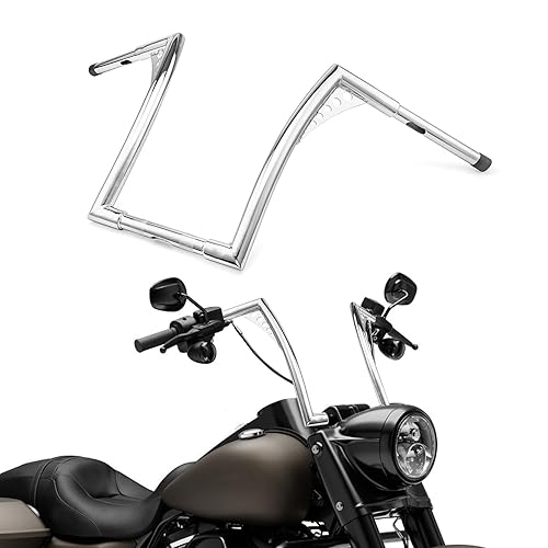 WeiSen 14" Ape Hanger Handlebar, 1 1/4" Handle Bar Compatible with ...