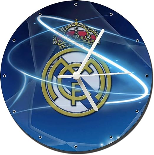 Real Madrid C.F. A Reloj de Pared Wall Clock 20cm: Amazon.es: Hogar