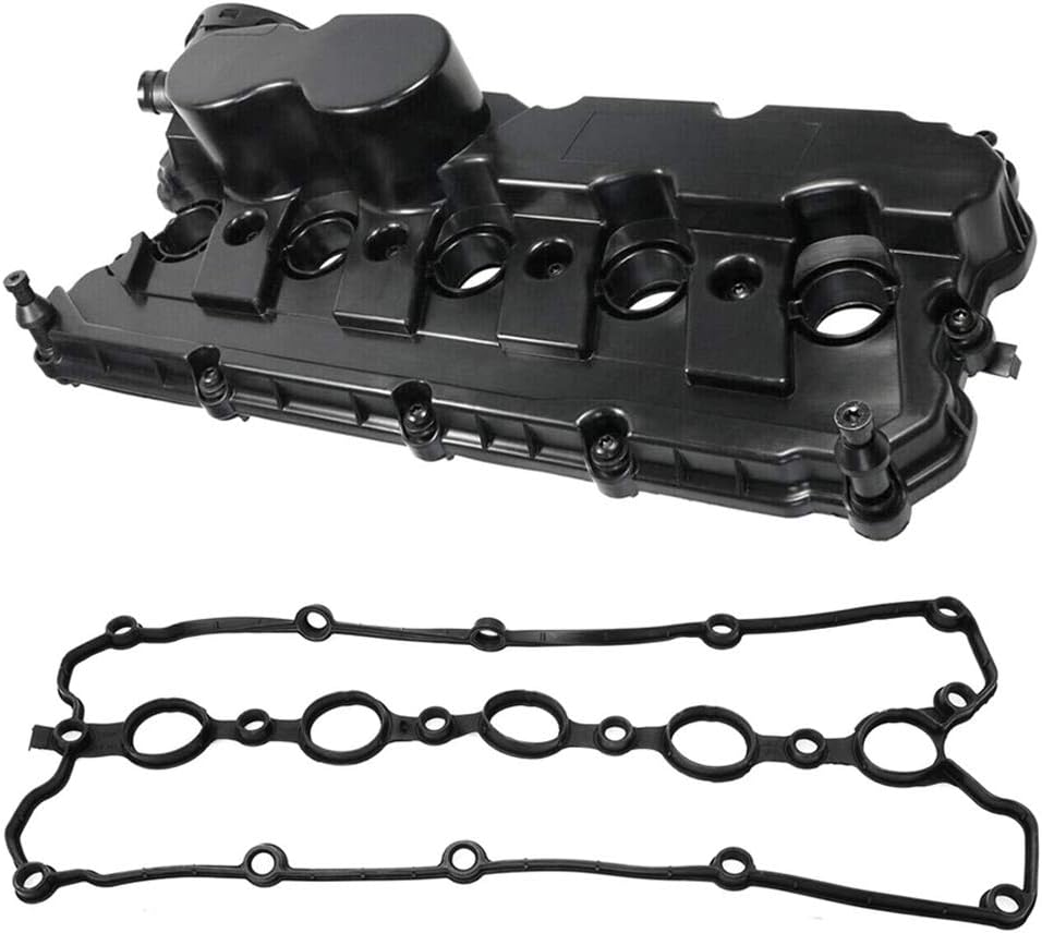 Amazon.com: 07K103469L Engine Valve Cover w/PCV Valve, Gasket and Bolts ...