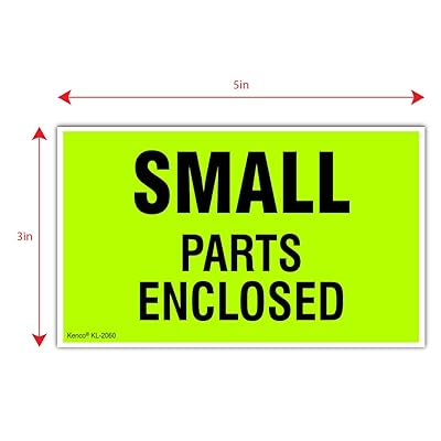 Buy Kenco 3" X 5" Small Parts Enclosed Shipping Label Stickers for ...