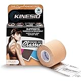 Amazon.com: Kinesio Taping - Elastic Therapeutic Athletic Tape Tex Gold FP - Beige – 2 in. x 16. ...