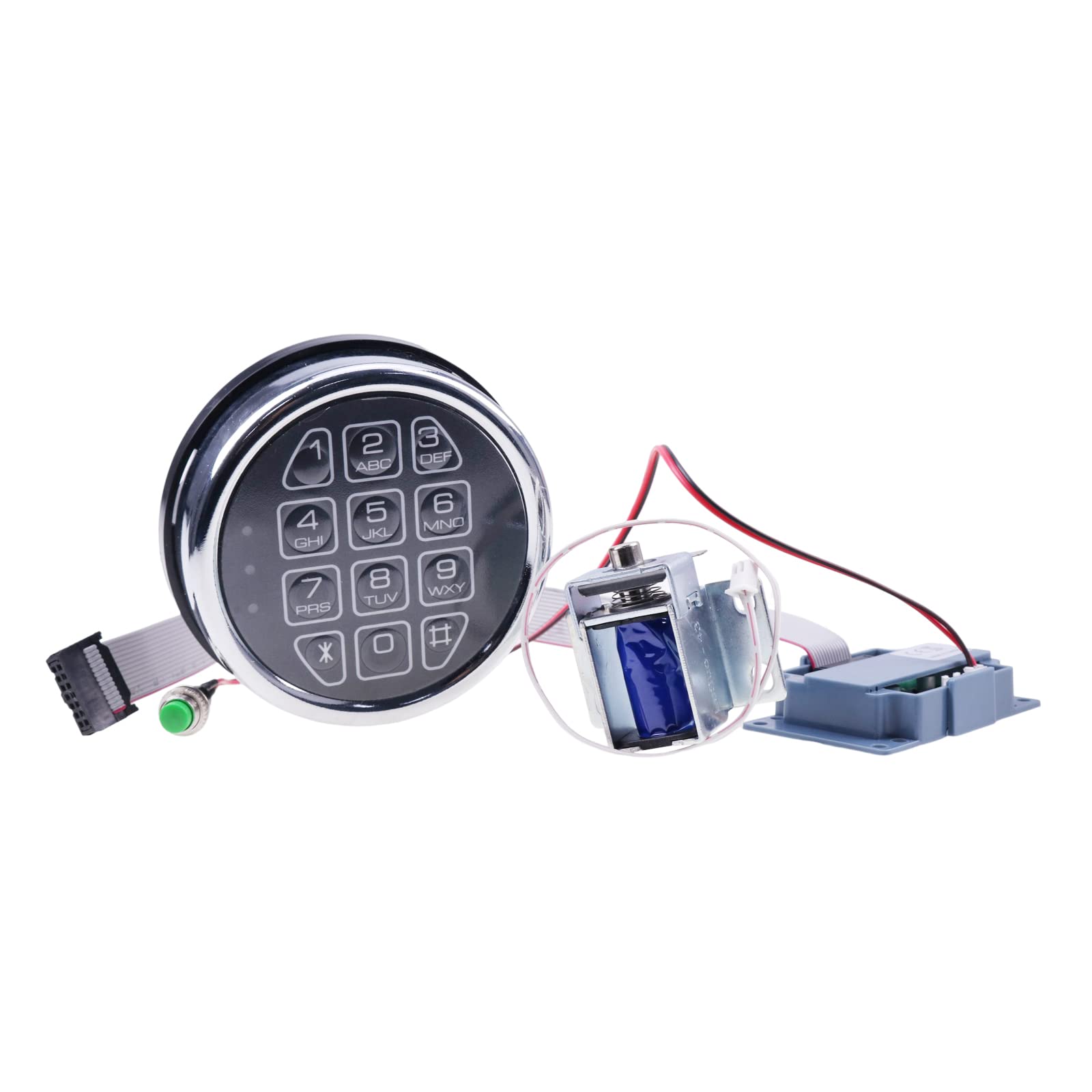 ZTUOAUMA Fireproof Digital Keypad Gun Safe Lock Solenoid Mechanism with ...