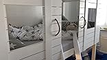 Noa and Nani - Christopher Treehouse Midsleeper Cabin Bed - (White ...
